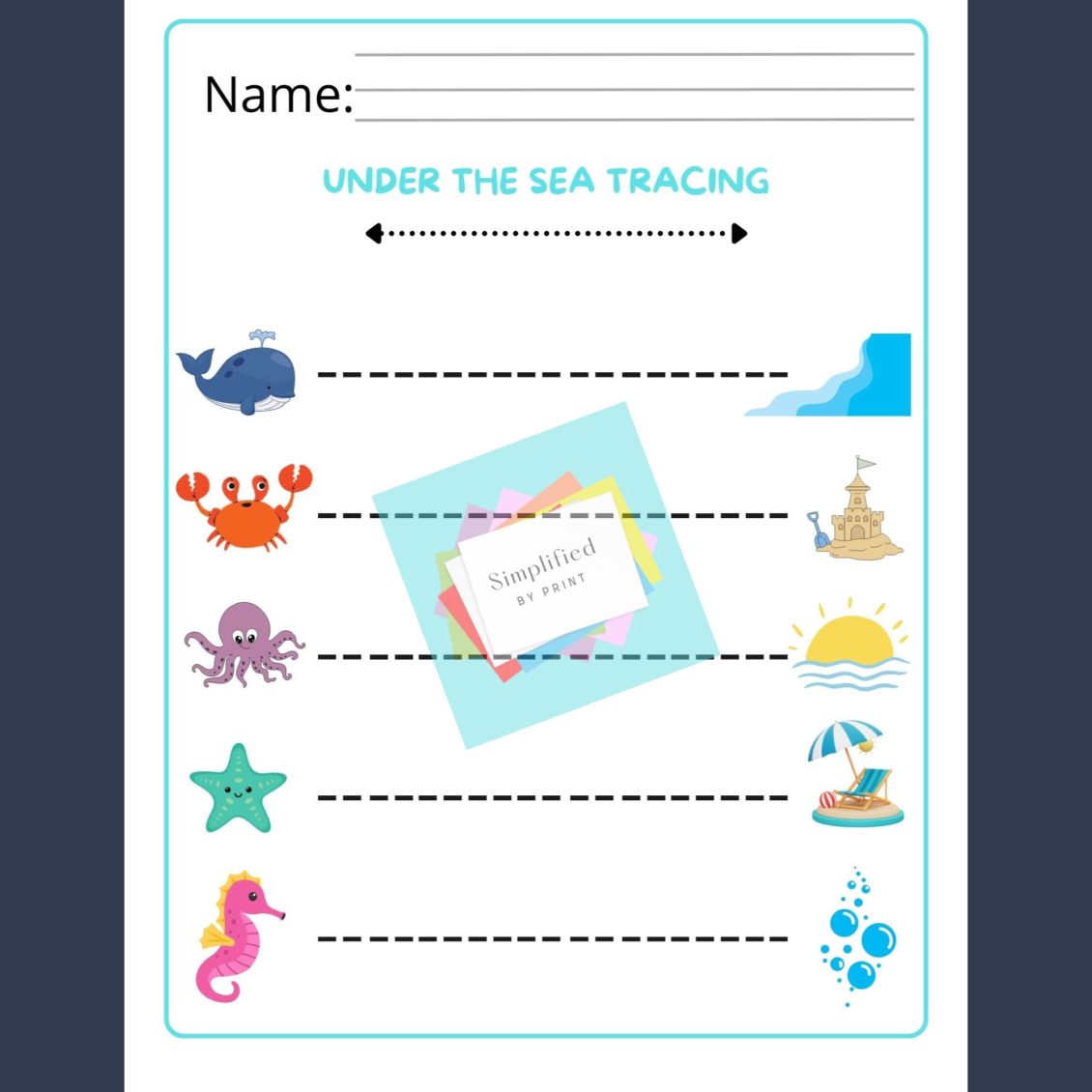 Tracing Line and Cutting Skills Worksheets Preschool fine motor ...