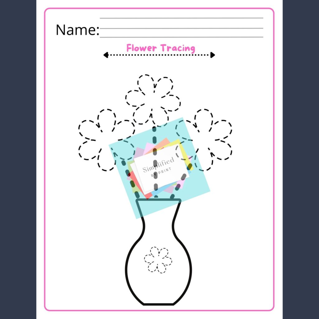 Tracing Line and Cutting Skills Worksheets Preschool fine motor ...