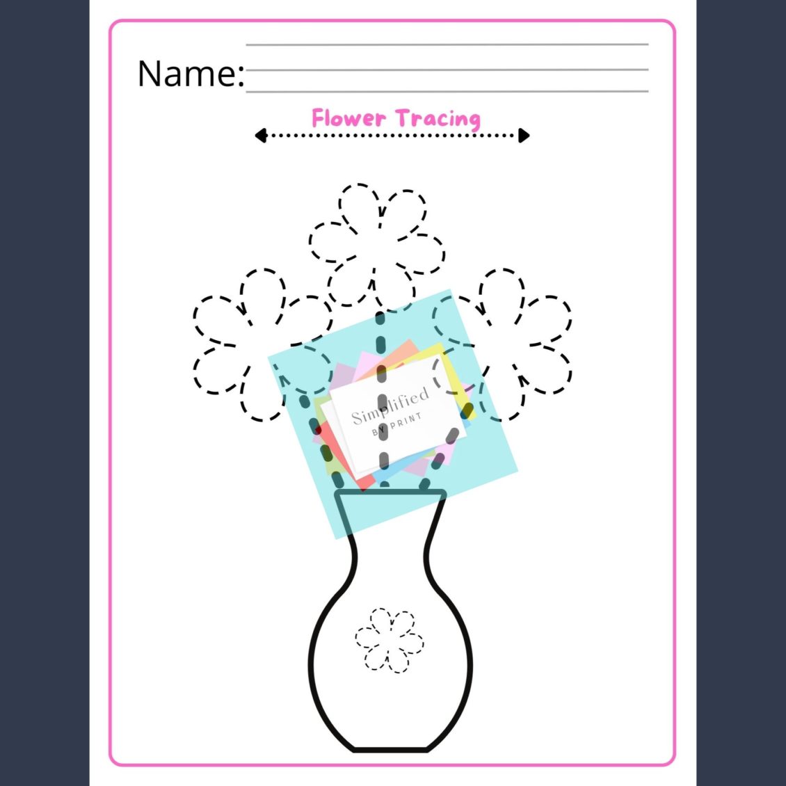 Tracing Line and Cutting Skills Worksheets Preschool fine motor ...