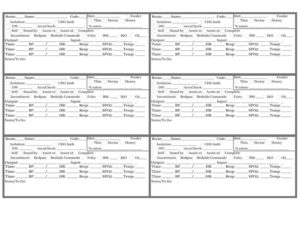CNA/PCT Report Sheet – Simplified by Print